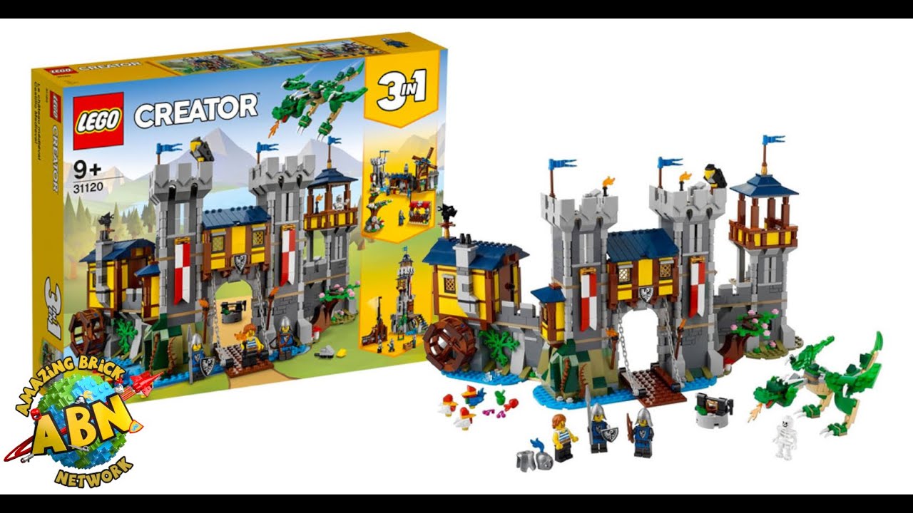 UNBOXING BRAND NEW LEGO CREATOR 3 IN 1 CASTLE SET 31120 - YouTube
