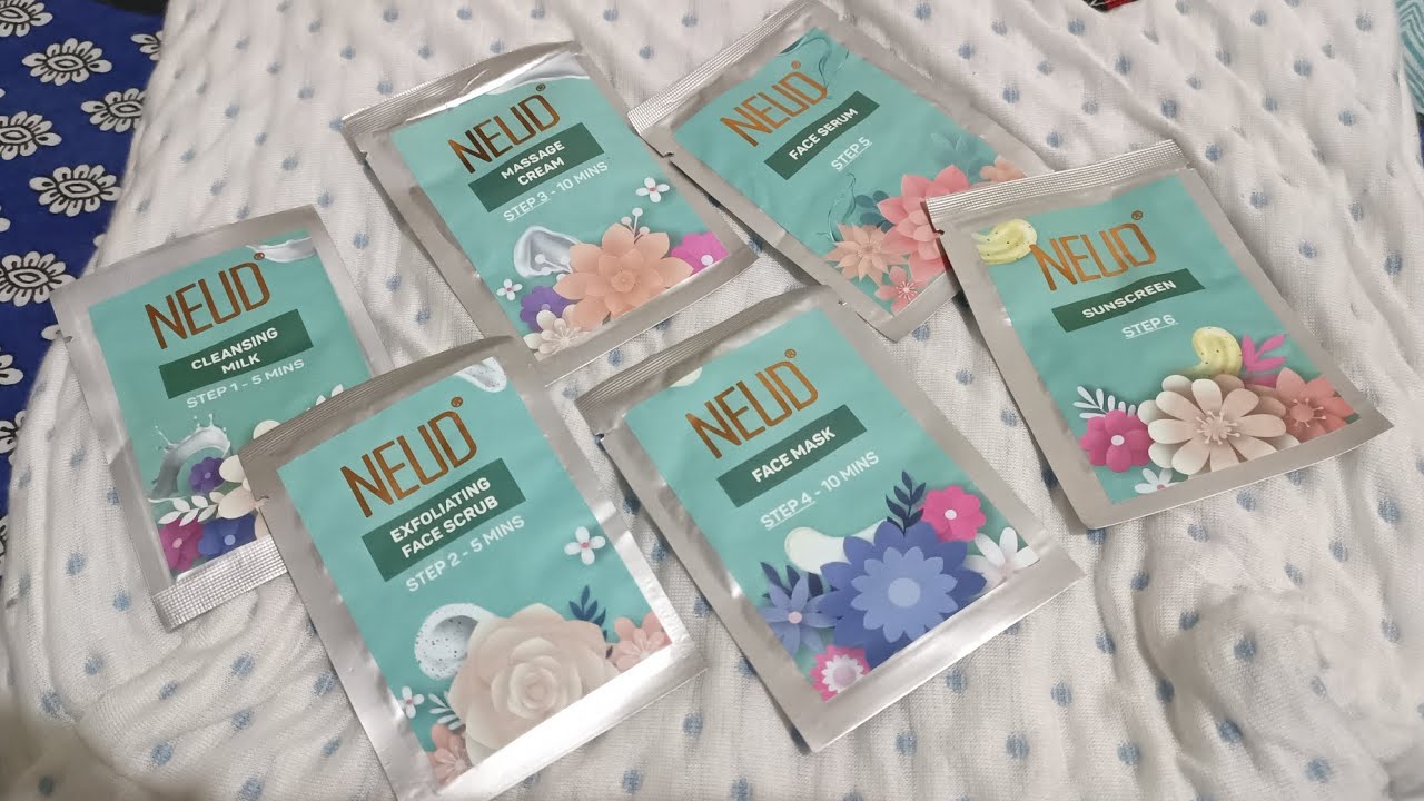 Home facial se salon jaisa glow | Neud DIY makeover Facial kit - YouTube