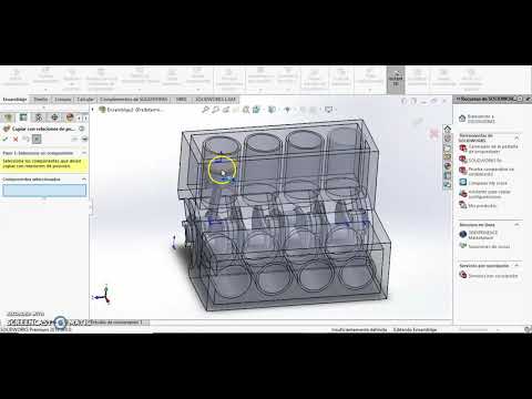 Tutorial.. Ensamble de motor V8 en Solidworks - YouTube