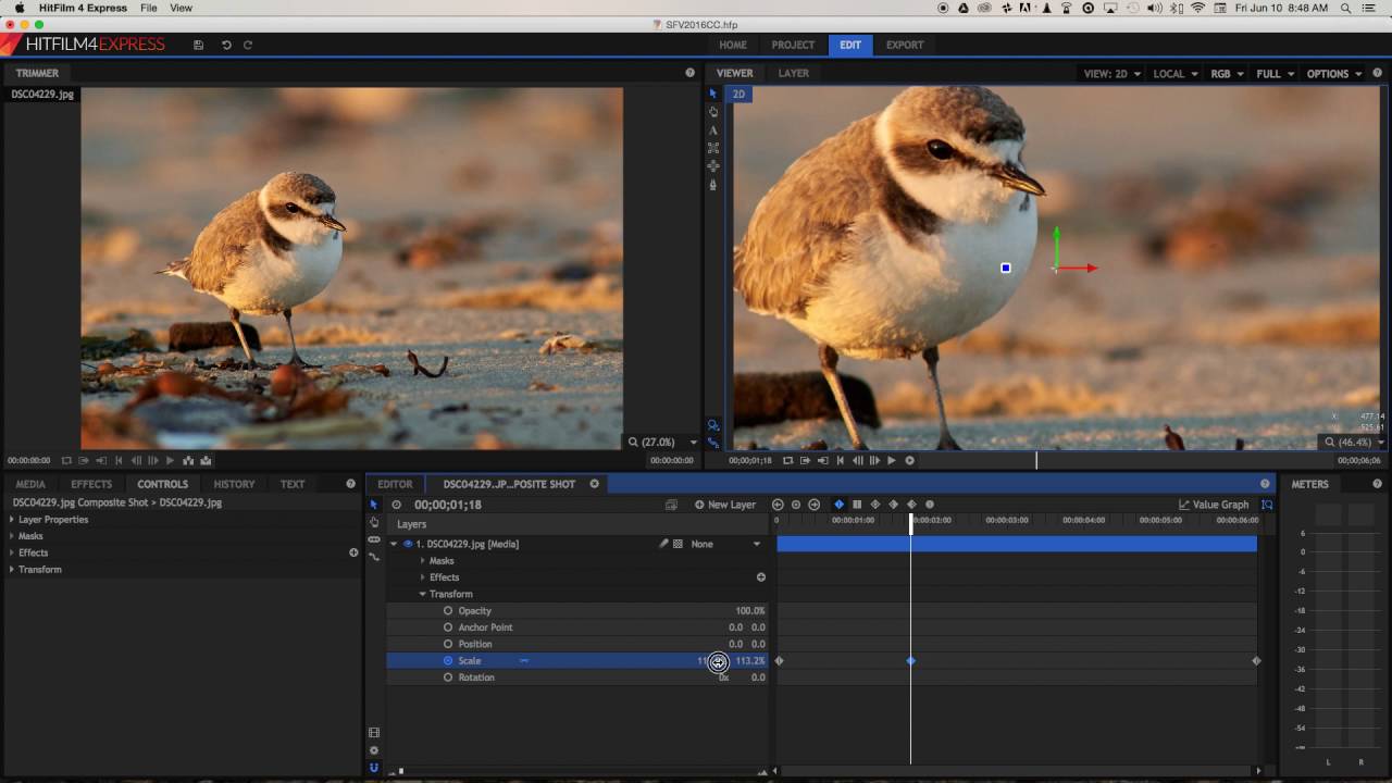 Animation in HitFilm - YouTube