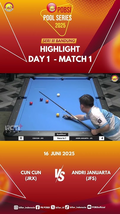 CUN CUN VS ANDRI MATCH 1 | PBC Ball Open Handicap 2025 - YouTube