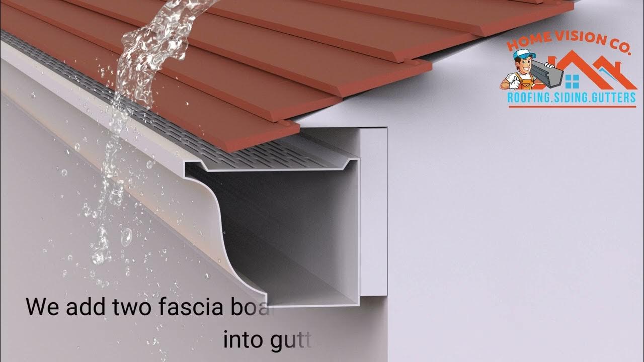 How do you install gutters when there is currently crown molding on the ...