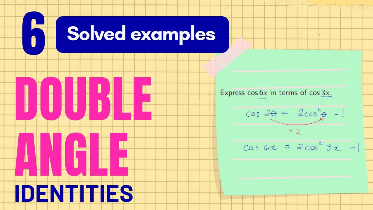 Trigonometry Lecture 9 | Double-Angle Identities | Proving Identities ...