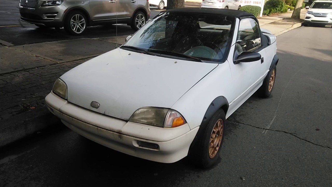 1992 Geo Metro LSI Convertible - YouTube