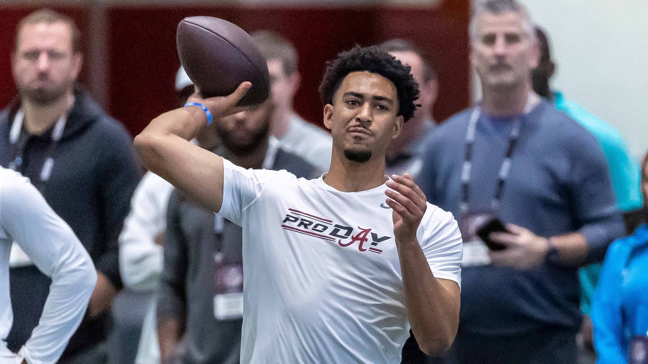 Bryce Young's Highly Anticipated Pro Day Performance! - YouTube