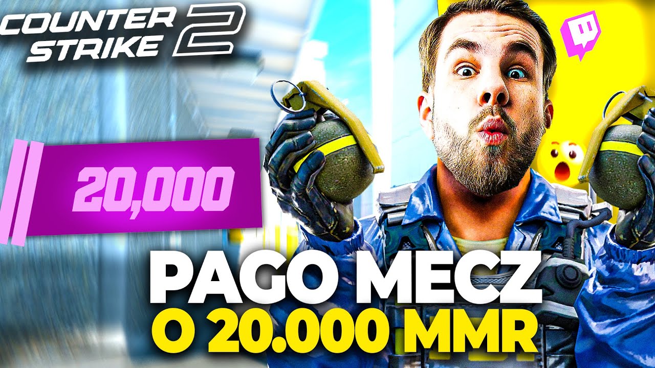 PAGO GRA MECZ O 20.000 MMR w CS2! - YouTube