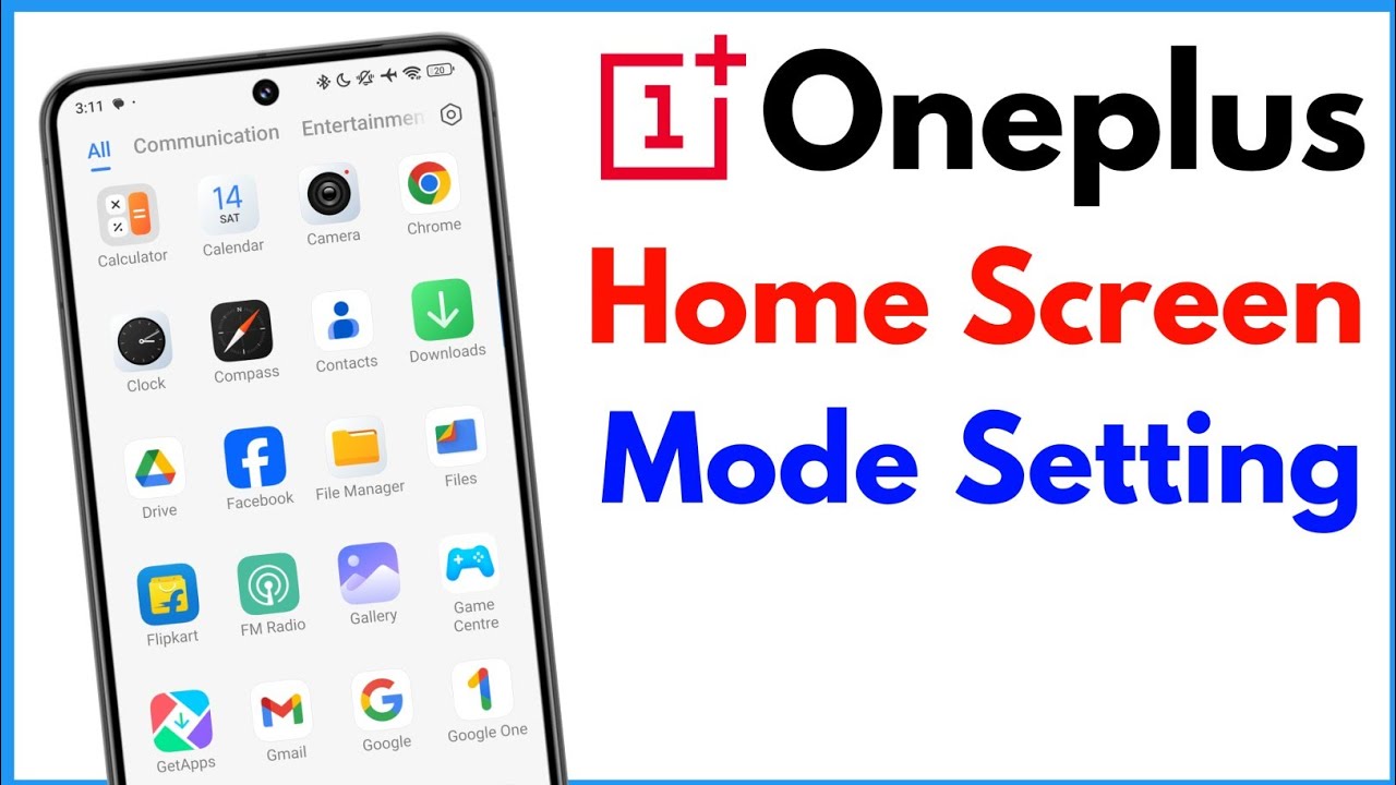 Oneplus Home Screen App Settings | Oneplus Home Screen Mode Settings ...