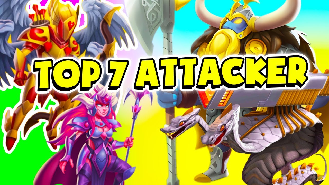 Monster Legends: Top 7 Quái Vật Tấn Công Mạnh Nhất Meta Hiện Tại - YouTube