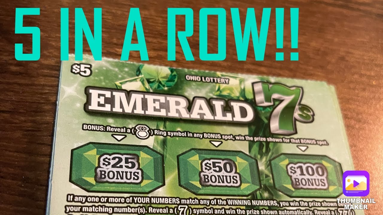 5 IN A ROW EMERALD 7 s OHIO LOTTERG TICKETS YouTube 5-in-a-row-emerald-7-s-ohio-lotterg-tickets-youtube