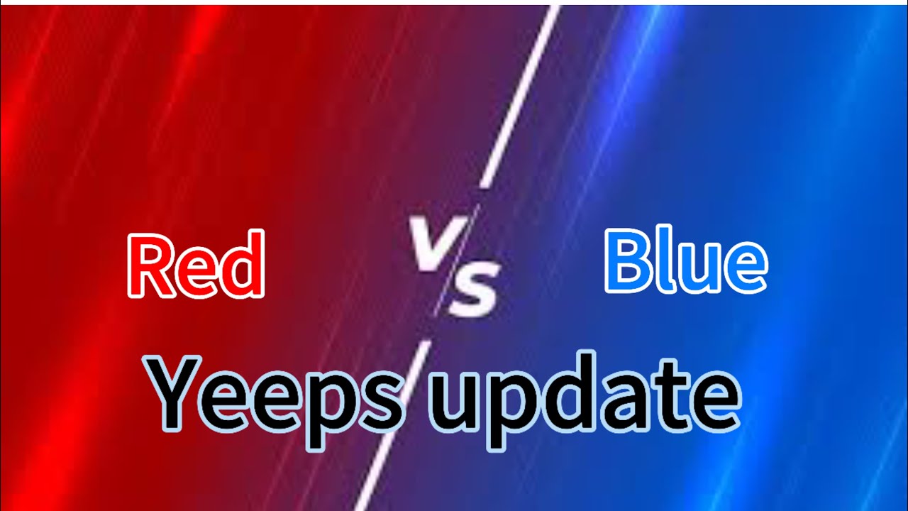 How the red vs blue update in Yeeps works - YouTube