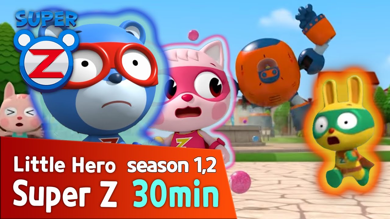 [Super Z 1,2] Little Hero Super Z l 30min Play l Alphabet Game F l ...