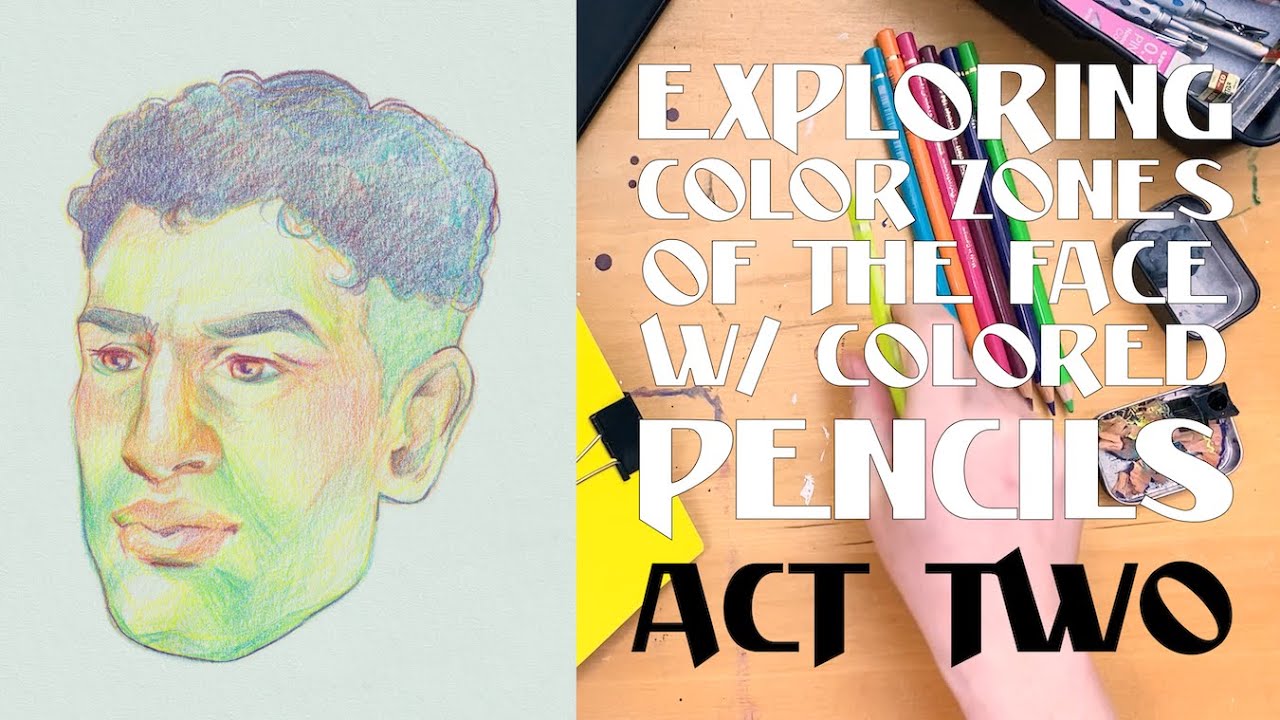 Best Paper for Colored Pencils | Color Pencil Portrait [Act 2] - YouTube