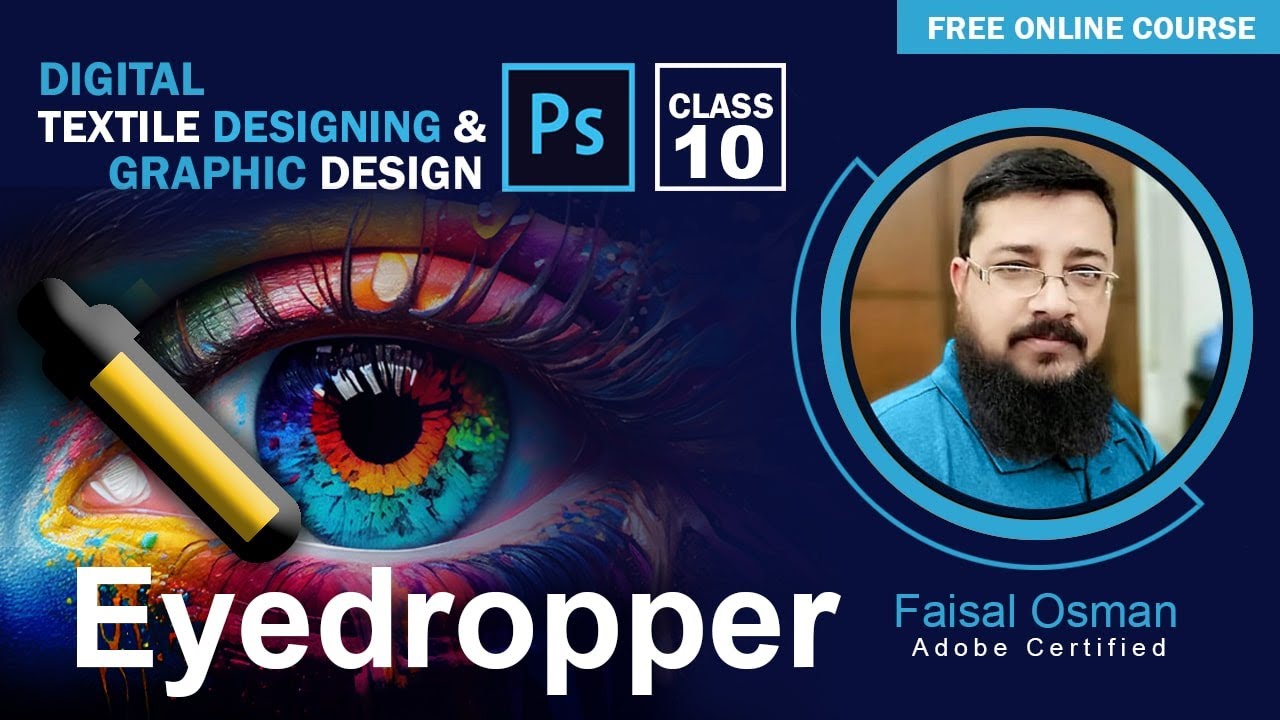 Eyedropper Tool in Photoshop | Adobe Photoshop Class-10 #eyedroppertool ...