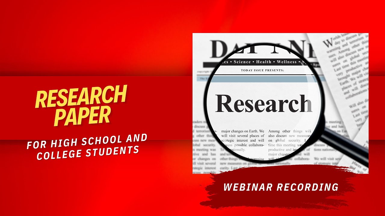 Introduction to College Level Research | EZScholar - YouTube