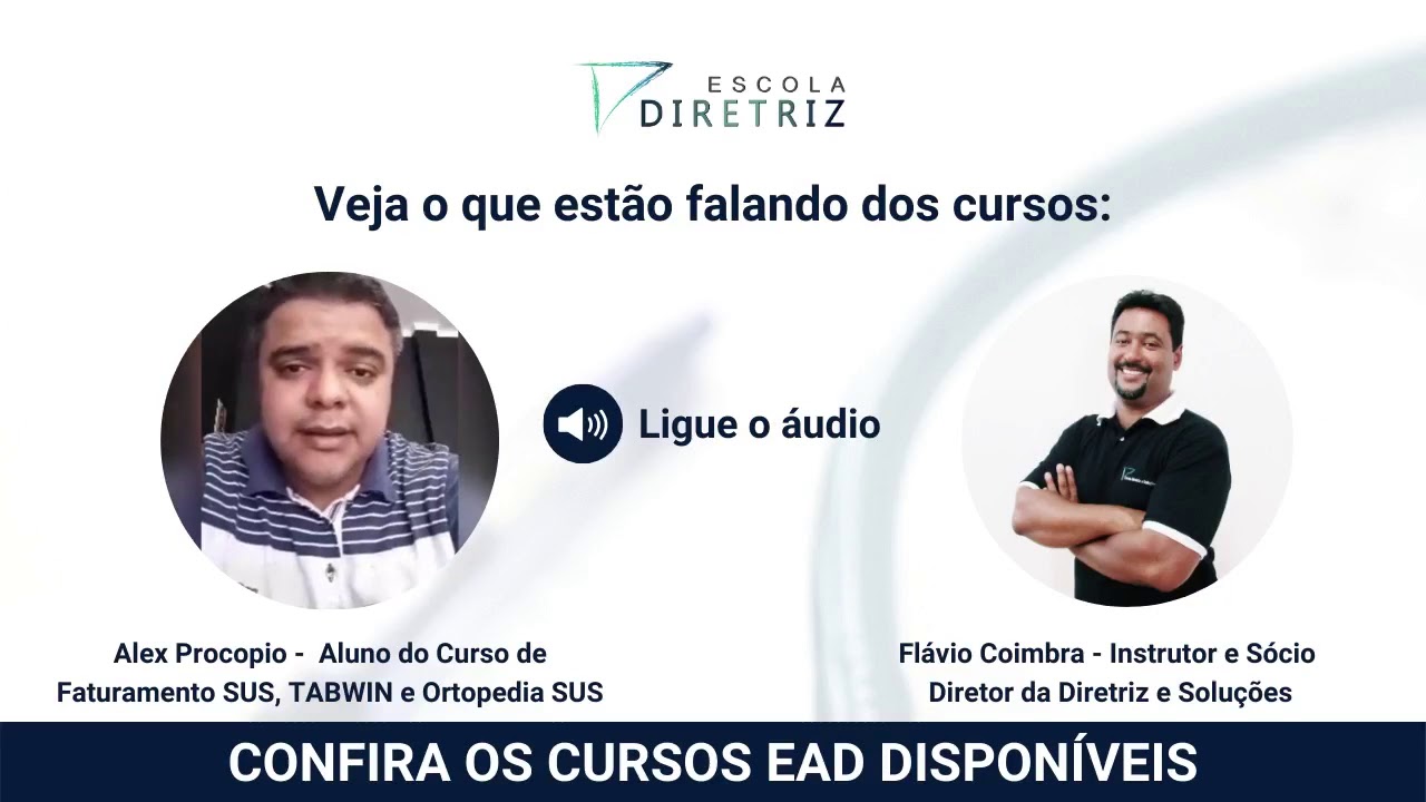 Depoimento do Alex Procopio - Aluno Faturamento SUS EaD - YouTube