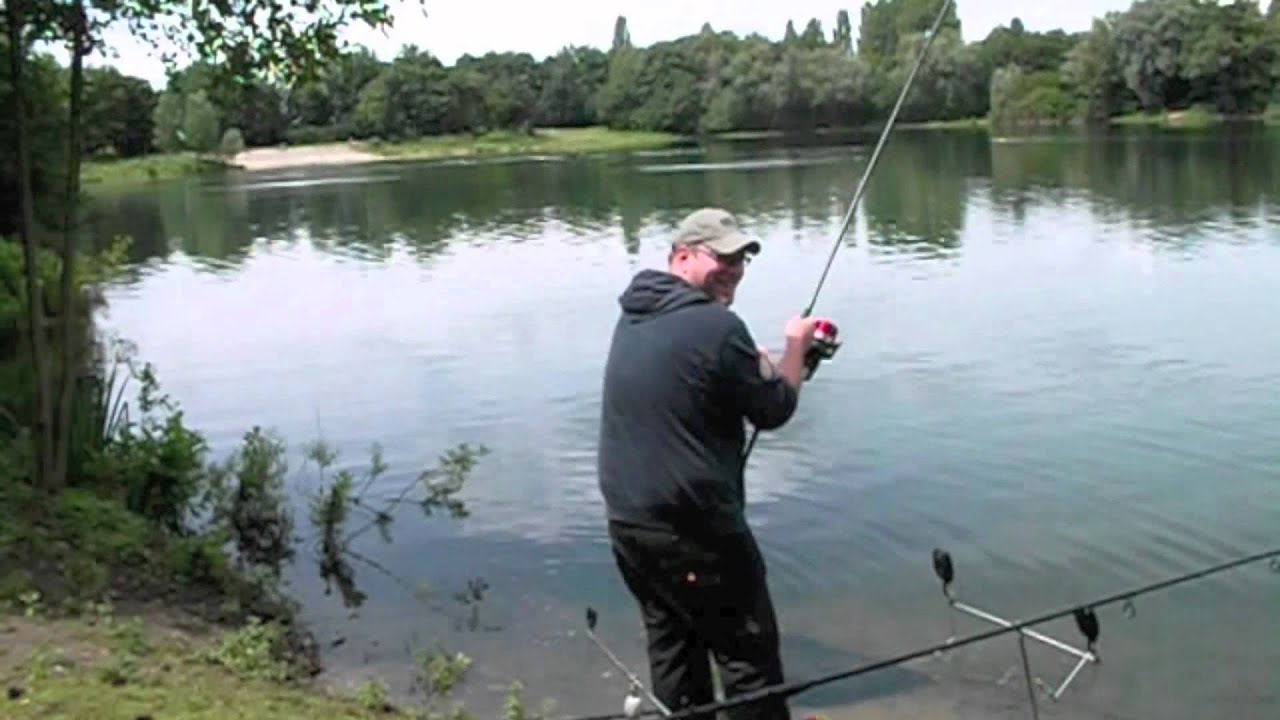 Karpfendrill Erlensee Bickenbach - YouTube