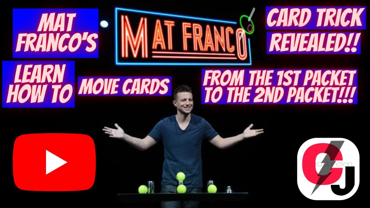 Mat Franco AGT card trick revealed | Card Junction | 2021 - YouTube