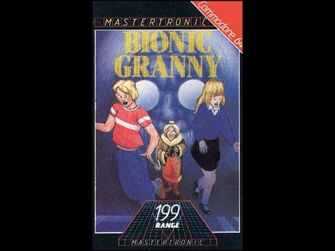 Bionic Granny - Commodore 64 Cassette C64 (Full Loading & Gameplay)