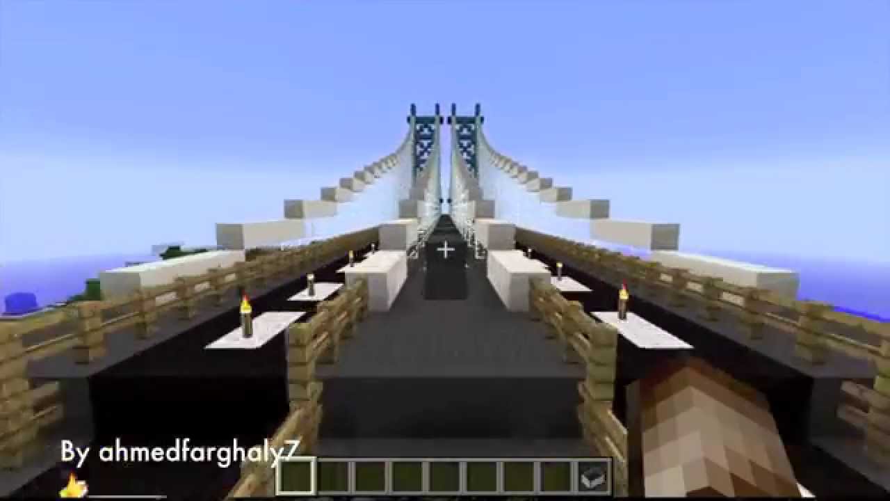 Minecraft - The Manhattan Bridge - YouTube