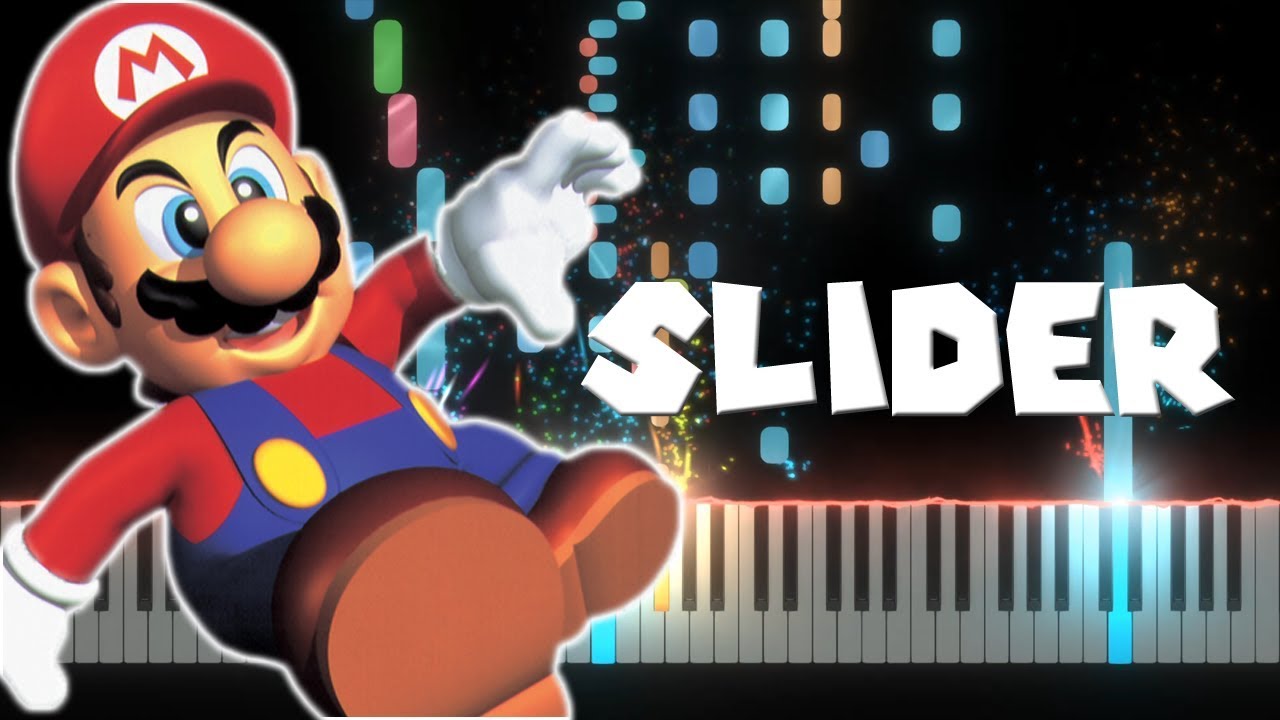 Slider - Super Mario 64 [Piano tutorial] (Sheet Music+MIDI) - YouTube