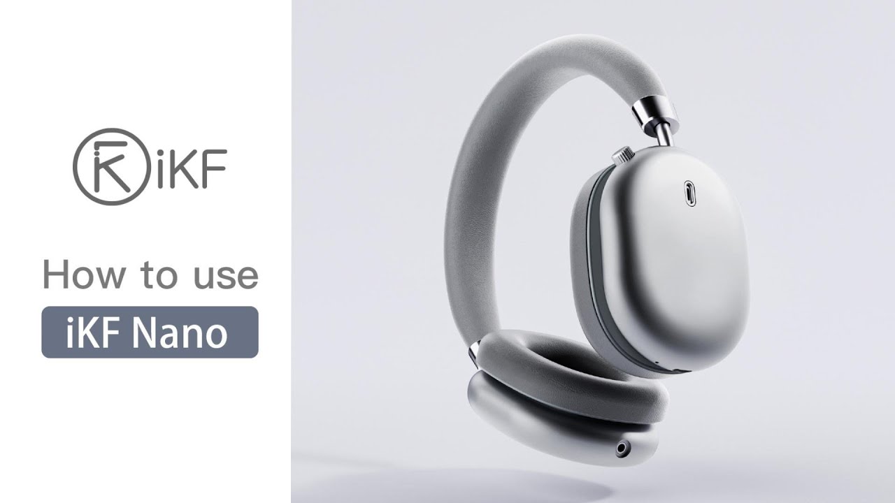 How to use iKF Nano wireless headphones - YouTube