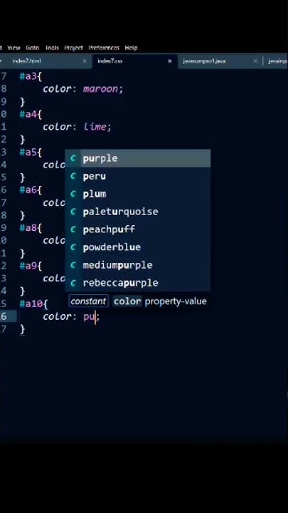 simple color name using | text color | #html #css #javascript #code # ...