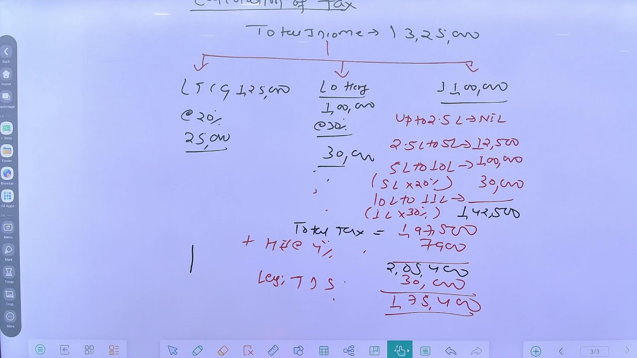 SEM-4 TAX ASSESSMENT OF INDIVIDUAL :COMPLETE SUMS - YouTube