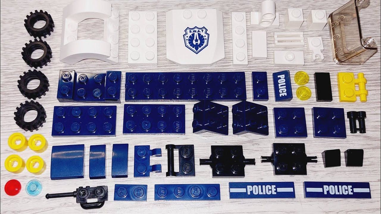 Lego mini police car - YouTube