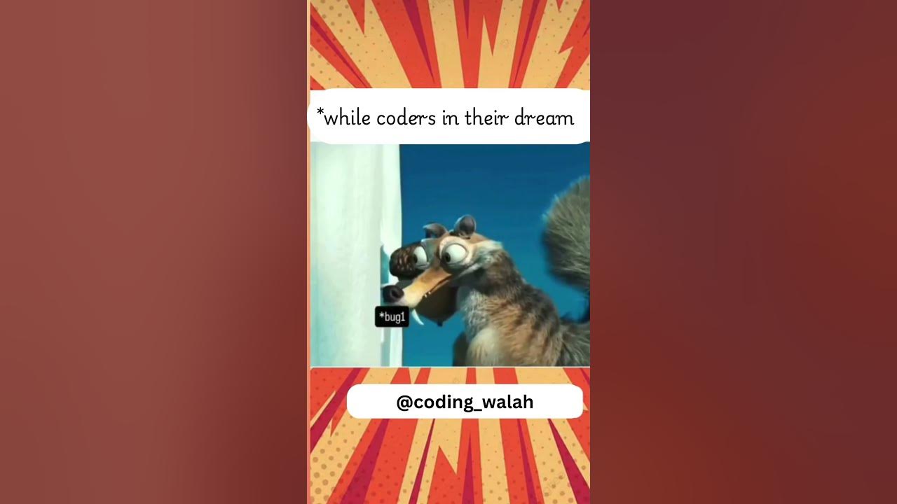 while coders in dream #codersdream #coders #dream #program #bugs #codingstatus - YouTube
