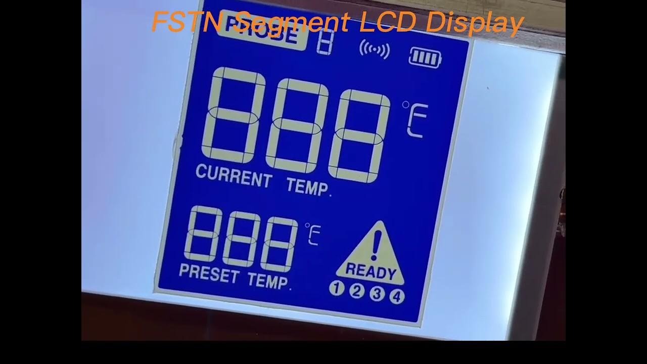 Customized LCD Panel Positive Transmissive 12 O′ Clock FSTN Segment LCD Display LCD Screen# ...
