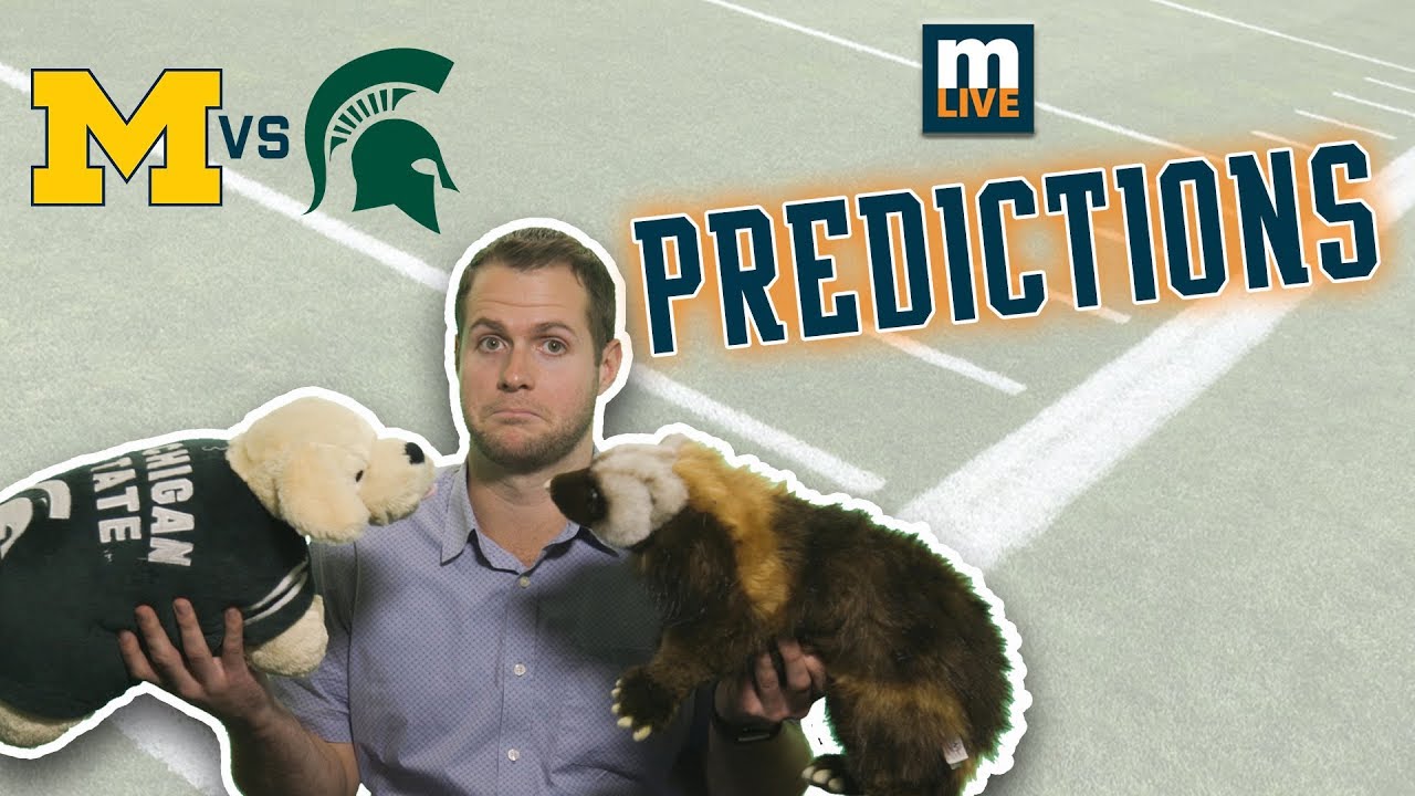 Predictions: Michigan vs. Michigan State - YouTube