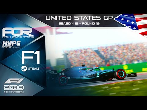 F1 2019 | AOR Hype Energy F1 League | PC | S18 | R19: American GP