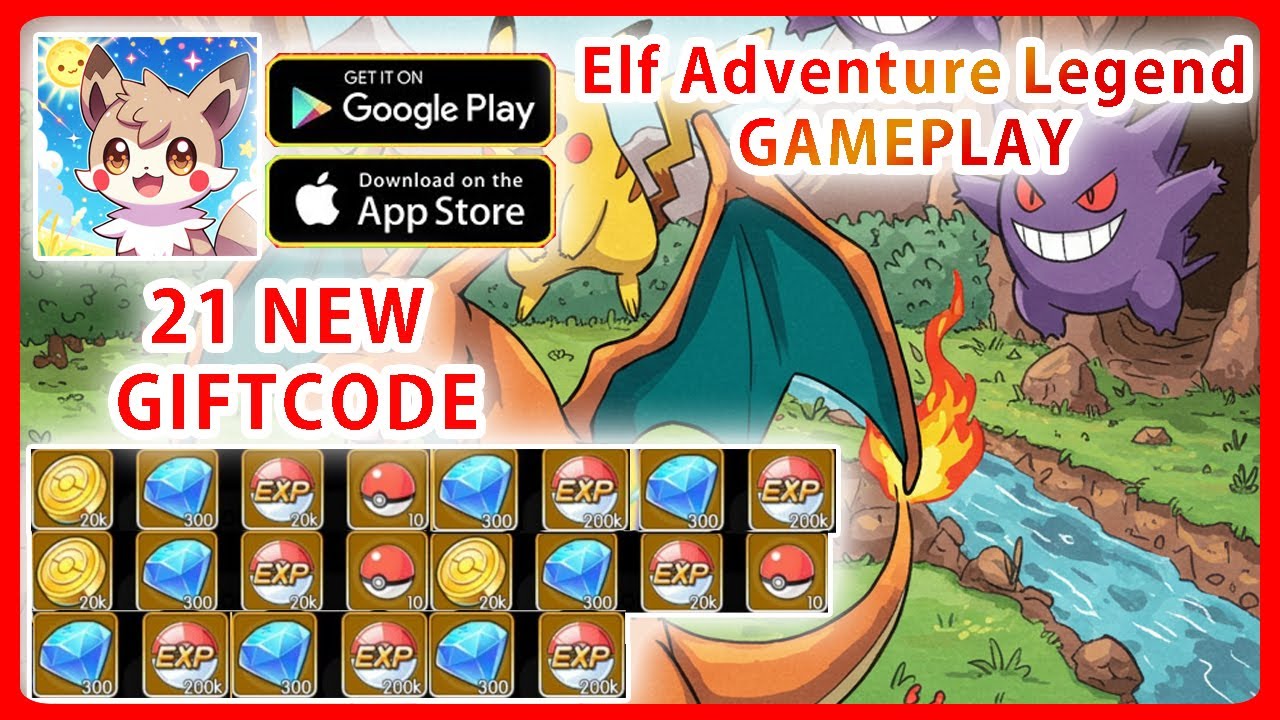How to Redeem Code Elf Adventure Legend Gameplay & All 21 Giftcodes (New Pokemon RPG Game) - YouTube