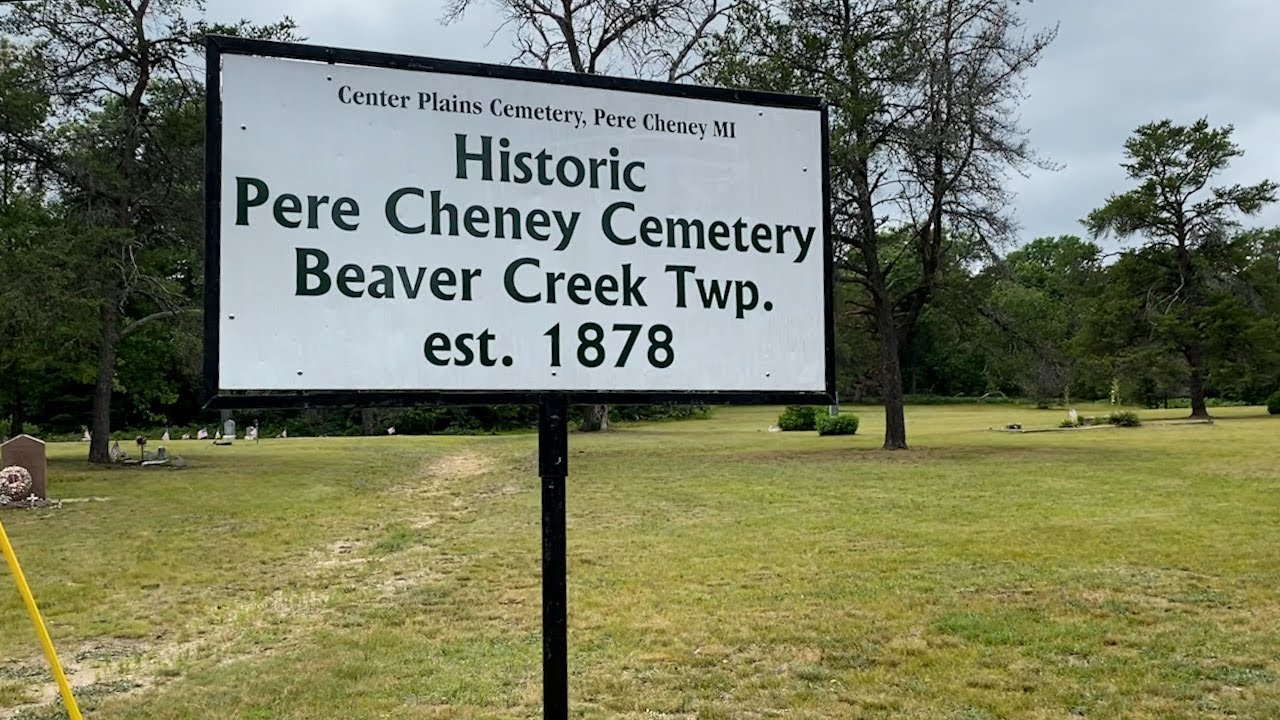 Michigan's Most Haunted Cemetery At The Lost Town Of Pere Cheney - YouTube