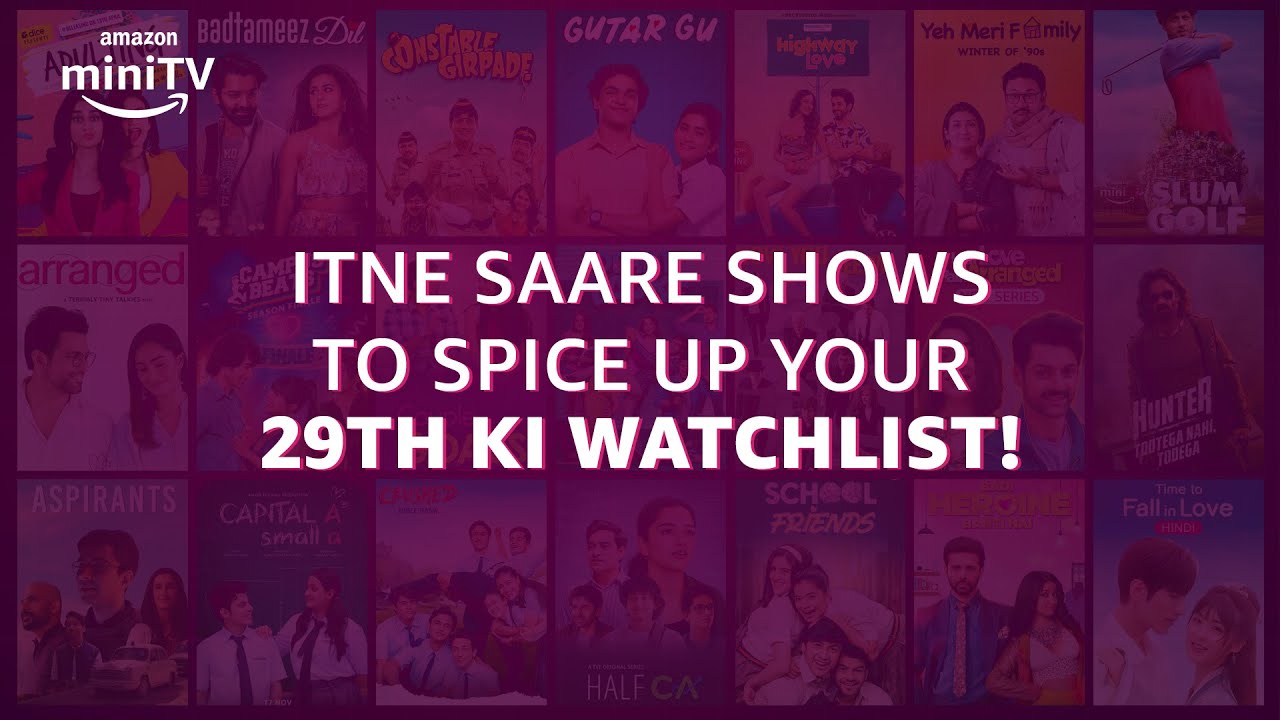 Everything You Should Watch Is Here | Amazon miniTV - YouTube