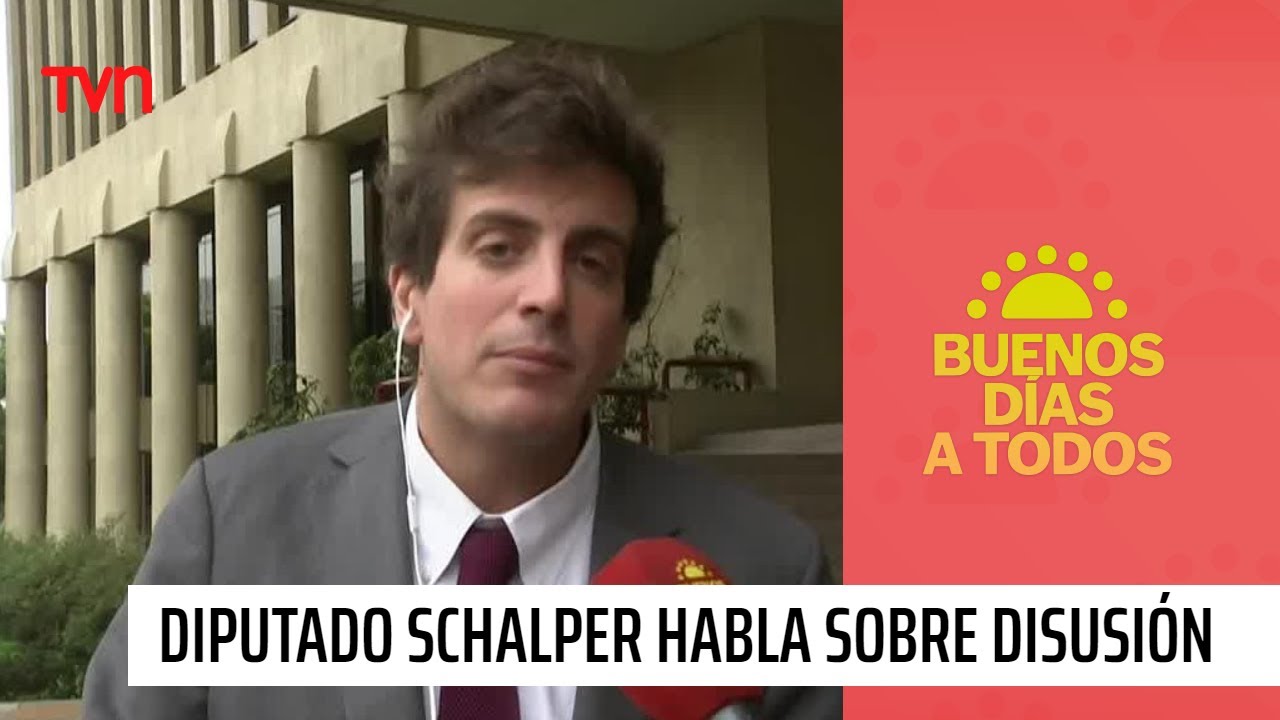 Diputado Diego Schalper habla sobre seguridad | Buenos días a todos ...