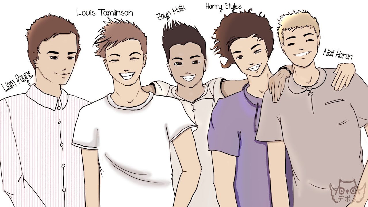 OneDirection in versione Manga! - YouTube