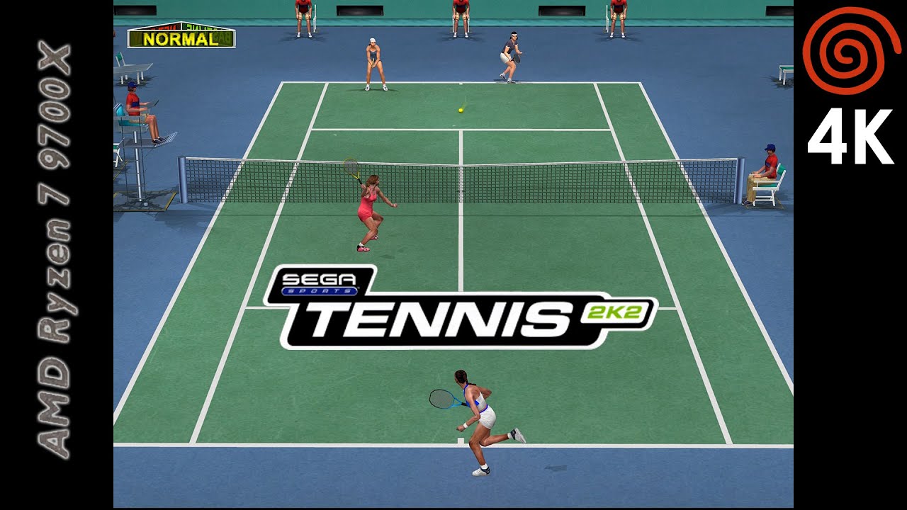 Tennis 2K2 (a.k.a. Virtua Tennis 2) (4K / 2160p) | Redream Emulator ...