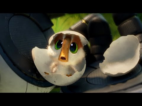 The Wild Robot - The Baby Gosling Hatches Clip - YouTube