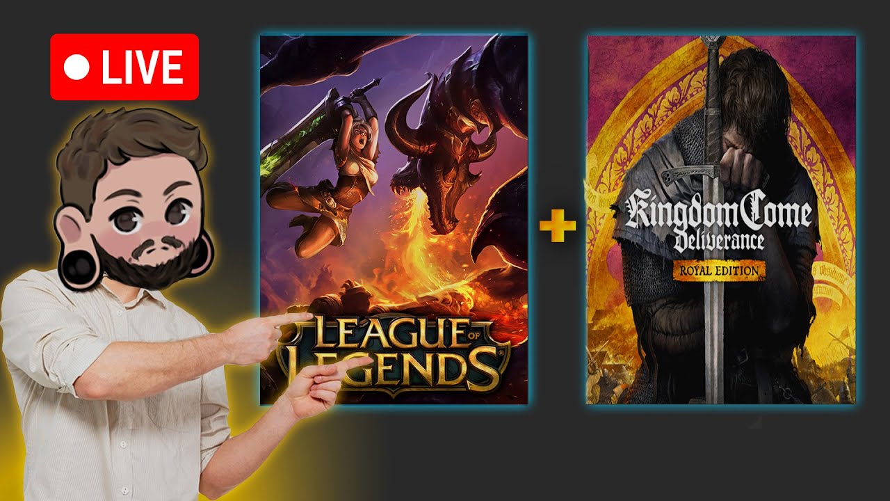 🔴live: LOL depois Kingdom Come @eaeniko | !jogos [11/365] - YouTube