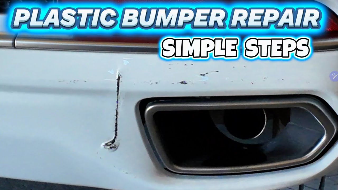 How to repair and paint your cars bumper. - YouTube