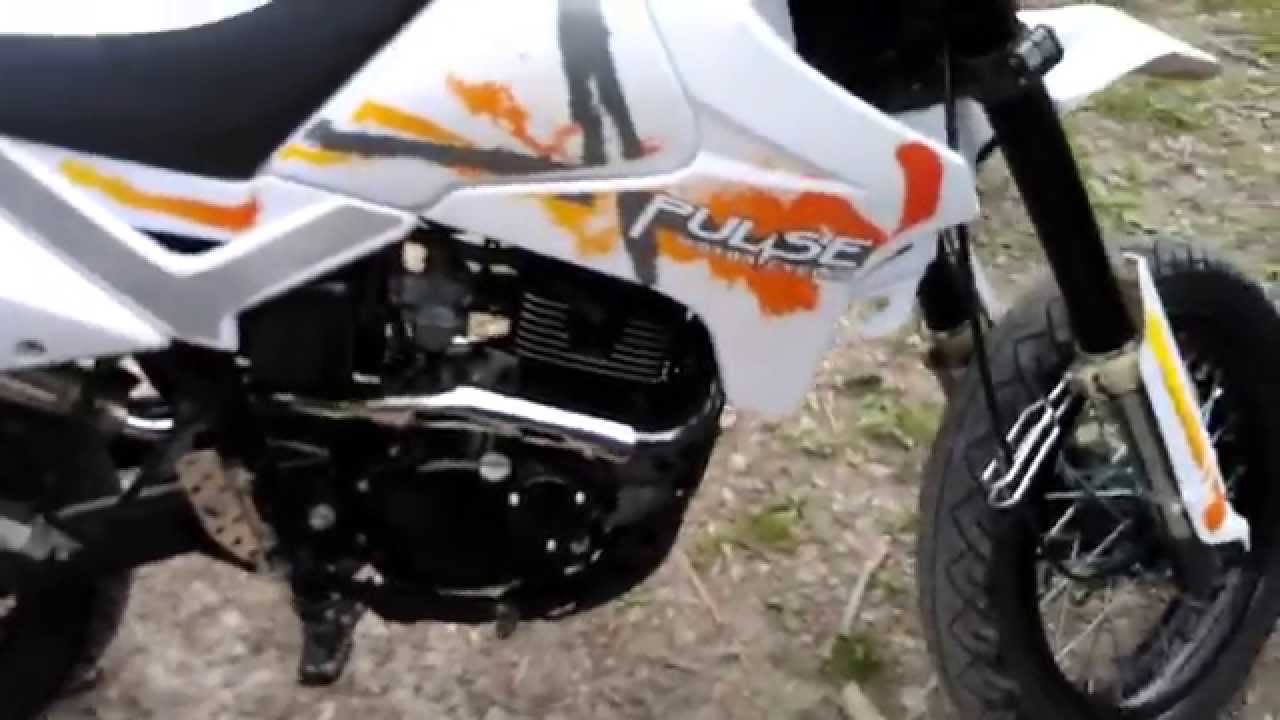 Pulse Adrenaline 125 - XF125GY-2B OFF ROAD - YouTube