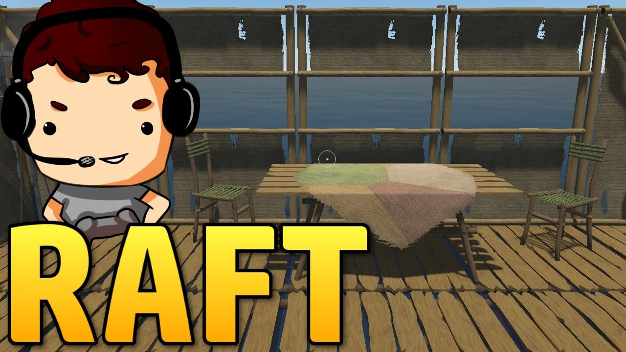 Raft Game Gameplay - HUGE UPDATE, CHAIRS, TABLES, LANTERNS, DAY AND ...