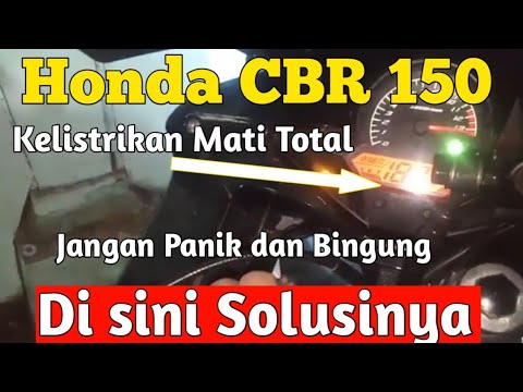 CBR 150 dikontak tidak nyala dan Mati jangan Panik cek bagian ini