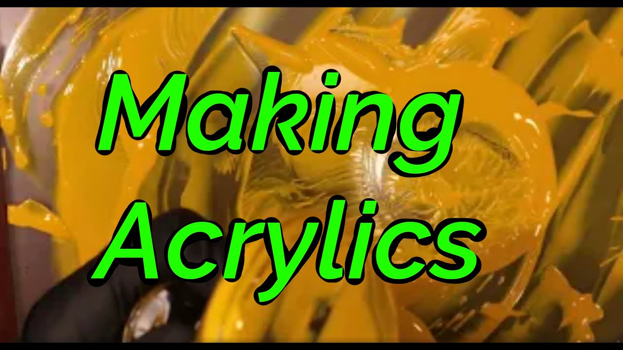 How to make acrylic paint at home - YouTube