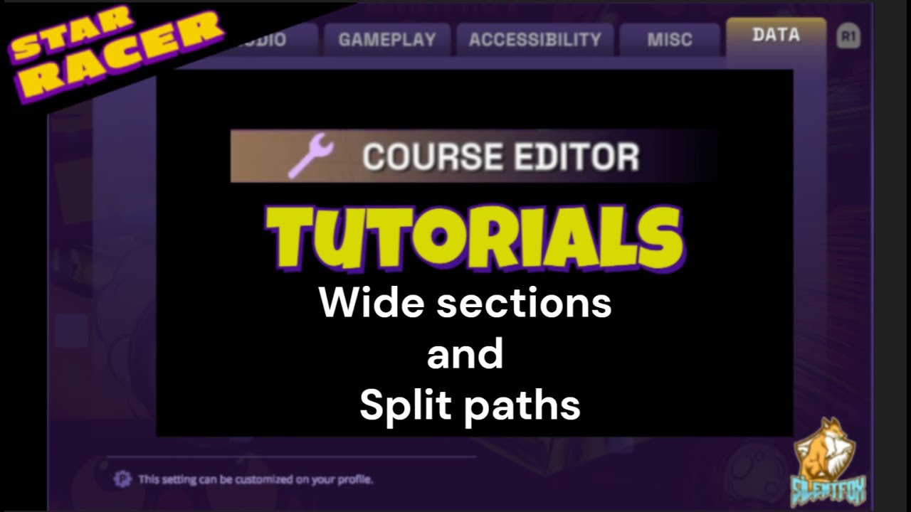 Course Editor Tutorial - Wide Sections and Split Paths (Star Racer ...