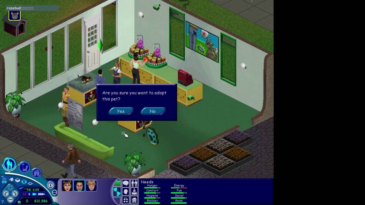 Sims 1 gameplay - YouTube