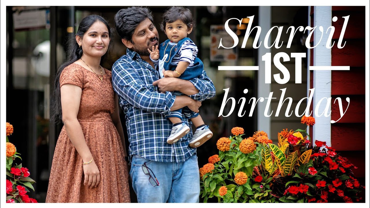 Sharvil 1st birthday highlights | Cincinnati - YouTube