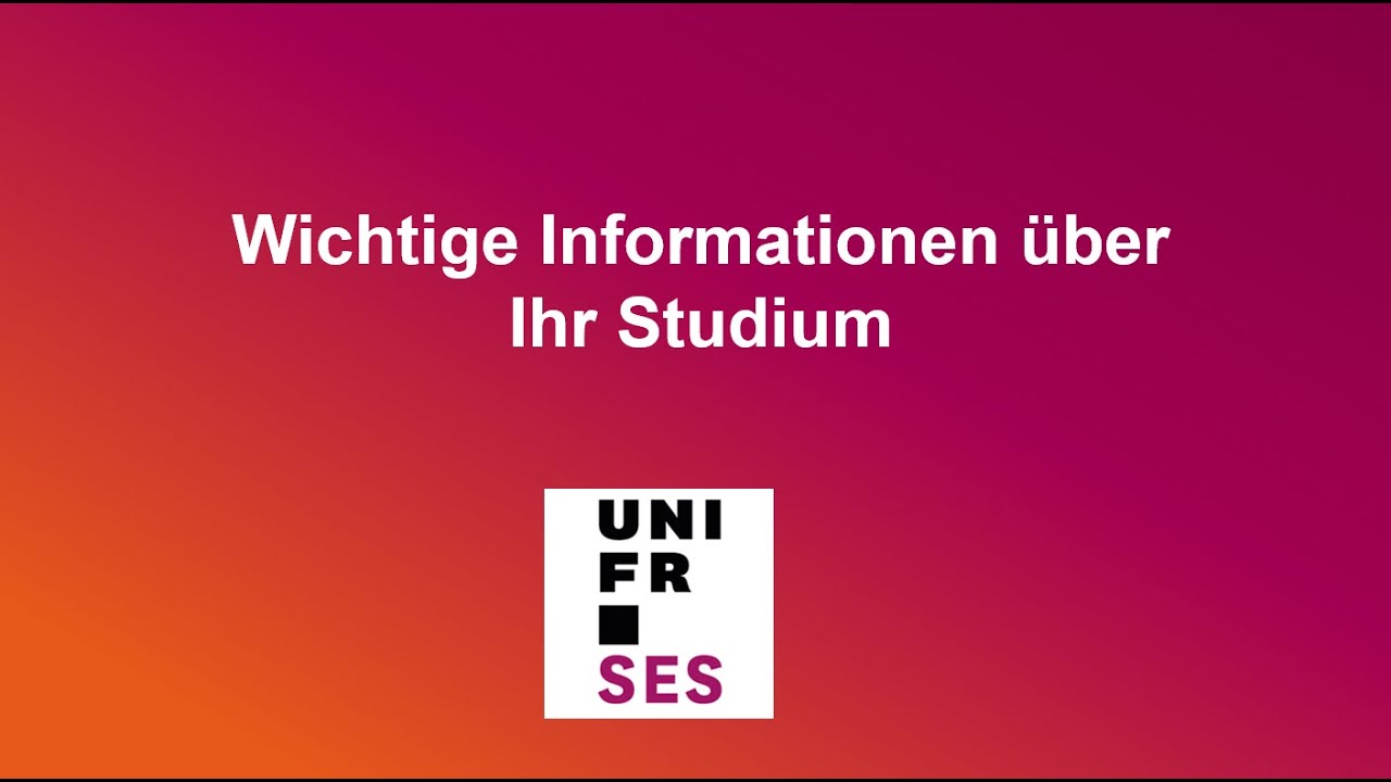 Tuto : Wichtige Informationen über Ihr Studium - YouTube