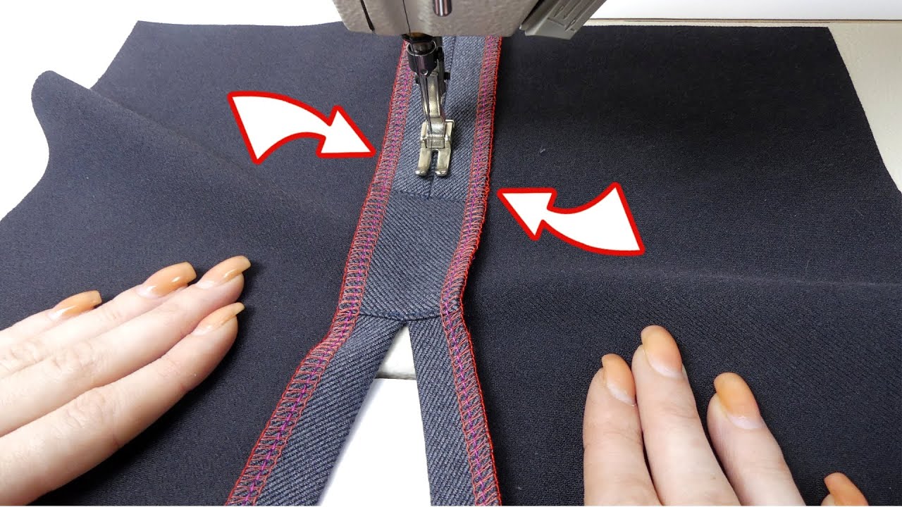 The best sewing trick to make a durable slit | Sewing tips and tricks ...